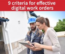 Field Service : 9 criteria for effective digital work orders